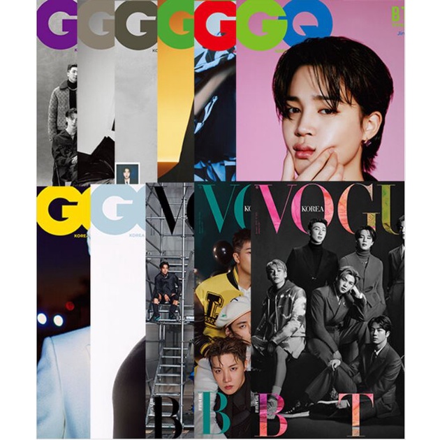 BTS - GQ & Vogue Korea BTS Special Edition Jan 2022 | Shopee Thailand