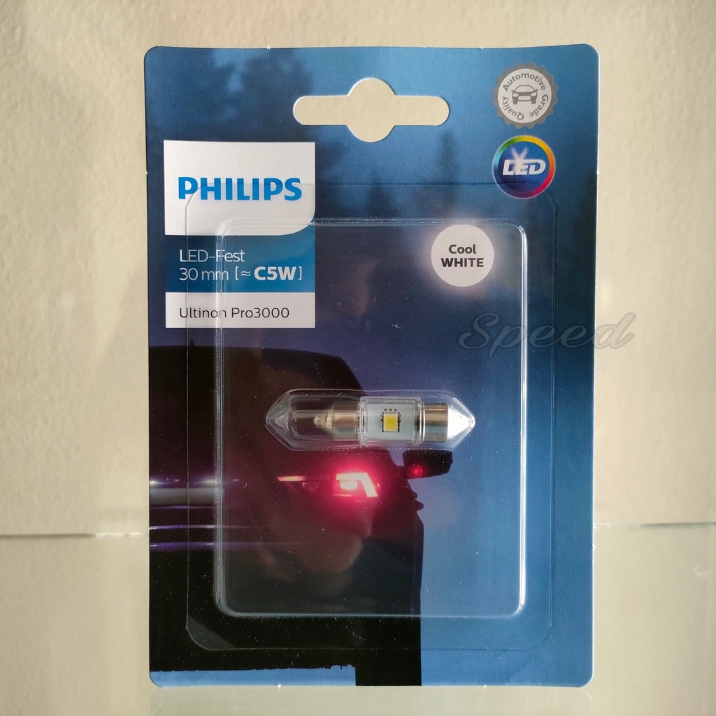 Philips ไฟเพดาน ไฟห้องโดยสาร Ultinon Pro3000 LED Festoon 30mm 6000K แท้ ...