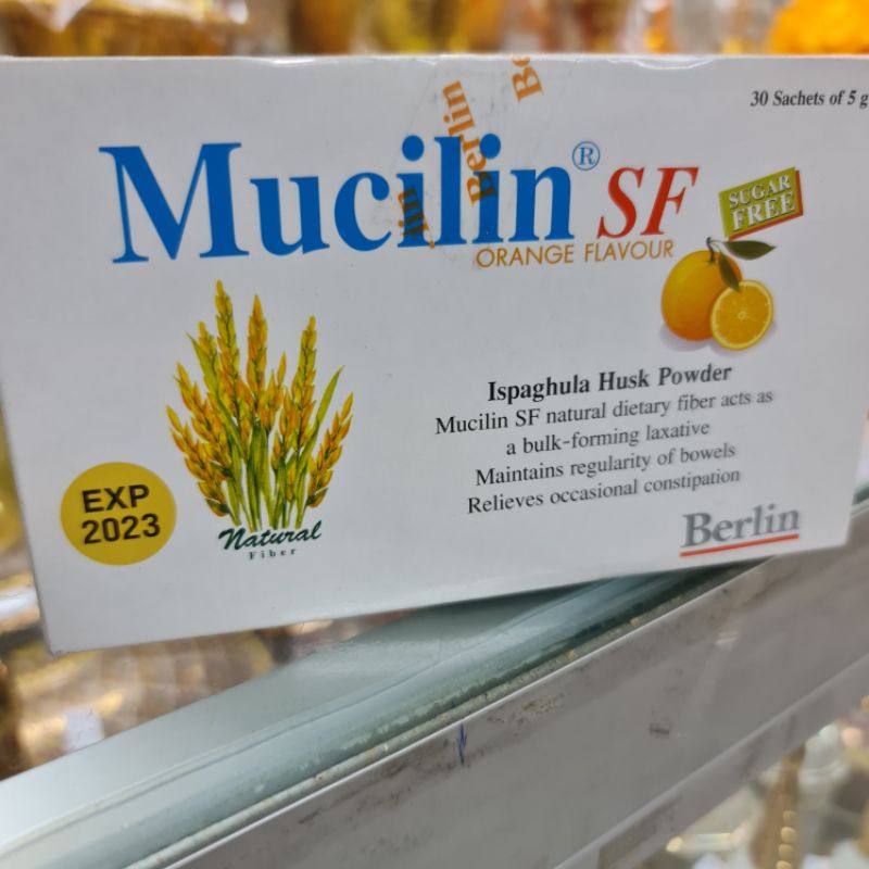 mucilin sf sugar free Mucilin sf orange flavourNature fiber musilin ...
