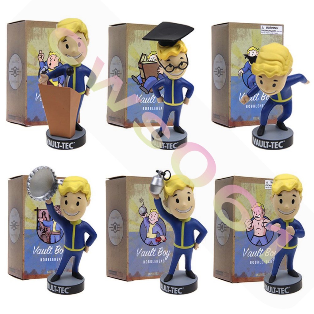 Bethesda Fallout 4 Power PVC Action Figure ของเล่นคอลเลกชัน Bobble-Head ...