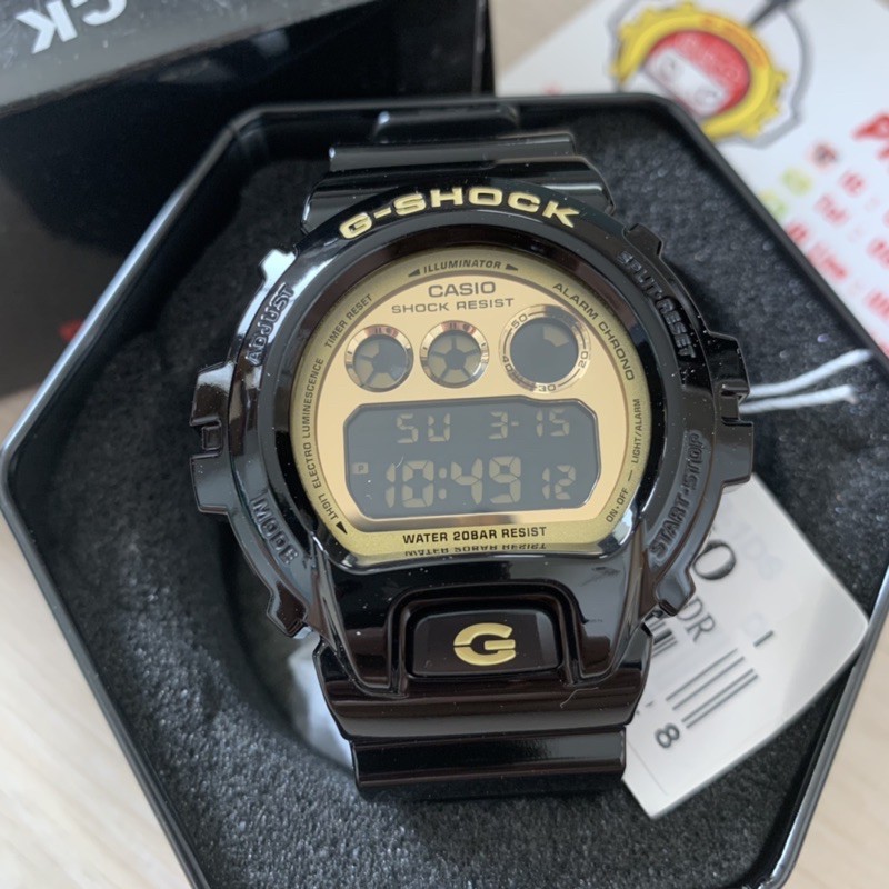 Casio G-Shock DW-6900CB-1ดำทองคลาสสิค ตะขอทอง | Shopee Thailand