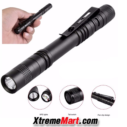ไฟฉายปากกา XPE LED Penlight แสงขาว 1 โหมด (สีดำ) | Shopee Thailand