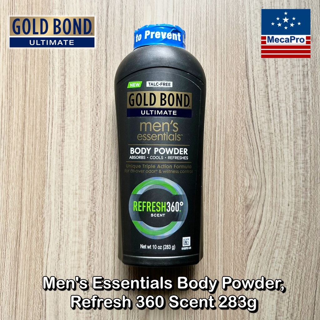 Gold Bond® Ultimate Men's Essentials Body Powder, Refresh 360 Scent ...