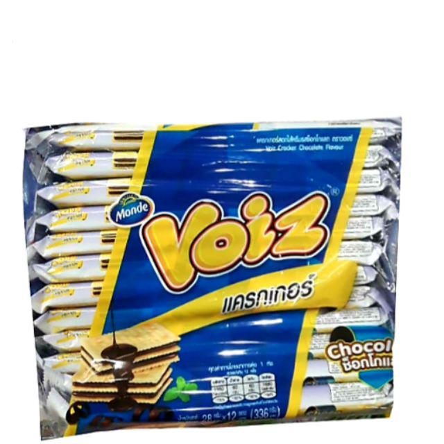 Voiz Waffle วอยซ์ ช็อกโกแลต คุ๊กกี้ครีม นม บัทเตอร์ครีม สตอเบอรี่และมอค ...
