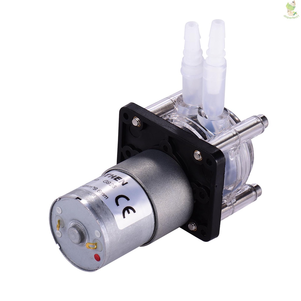 GROTHEN DC 24V Peristaltic Pump with Silicone Tubing High Flow Water ...