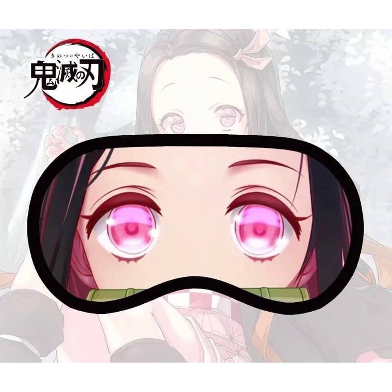 ผ้าปิดตา ลายดวงตาดาบพิฆาตอสูร Demon Slayer Eye mask | Shopee Thailand