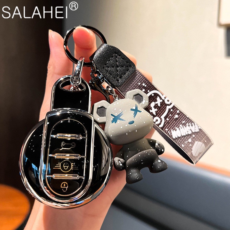 รถ Remote Key กระเป๋า Shell พวงกุญแจสําหรับ BMW Mini COOPERS ONE JCW ...