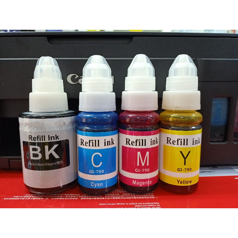 หมึกเติม Canon G790 เกรดพรีเมี่ยมใช้ได้กับ canon g1000 g2000 g3000 ...