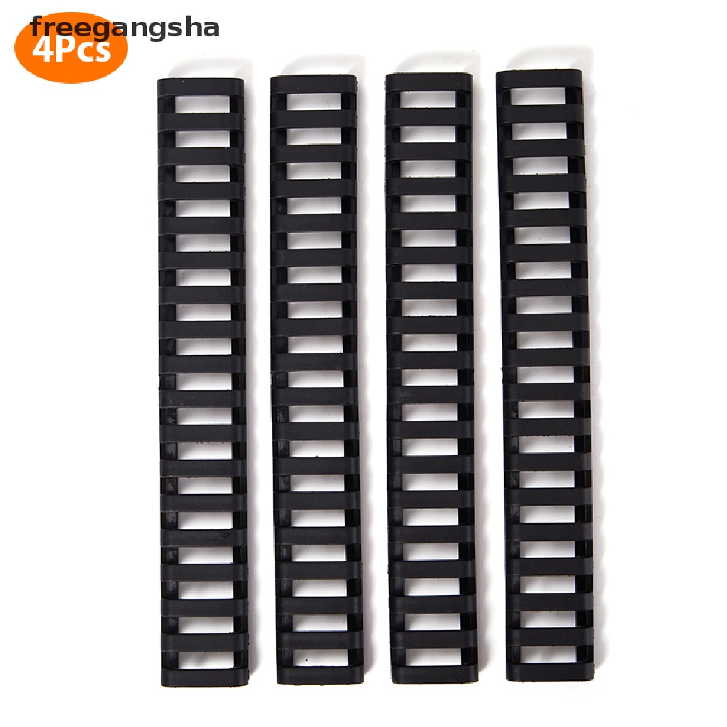 [FREG] 4 Pcs Rubber Rail Covers Plastic Ladder Shape For Handguard ...