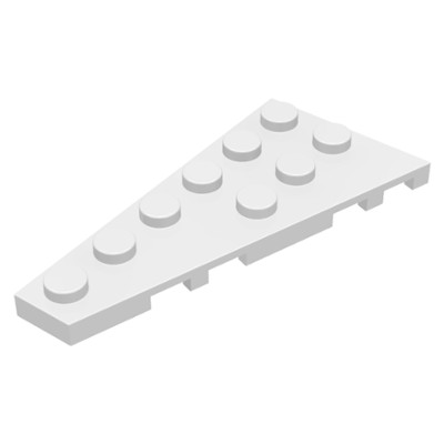 Lego part (ชิ้นส่วนเลโก้) No.54384 Wedge, Plate 6 x 3 Left | Shopee ...