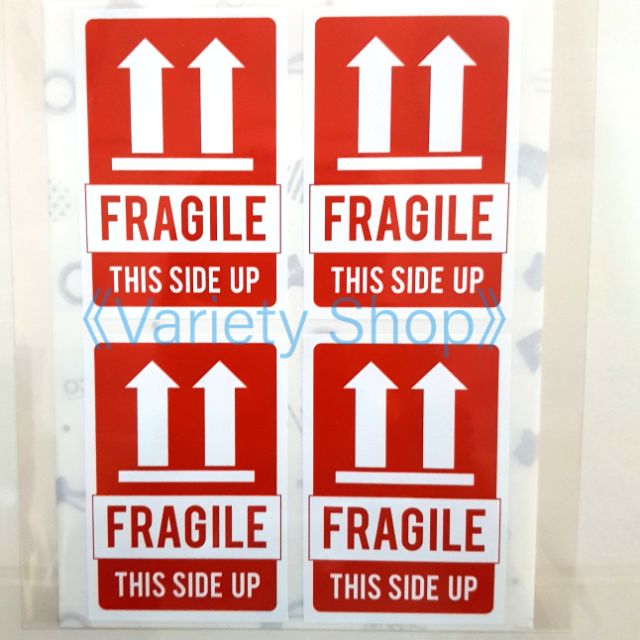 สติ๊กเกอร์ระวังแตก Fragile | Shopee Thailand