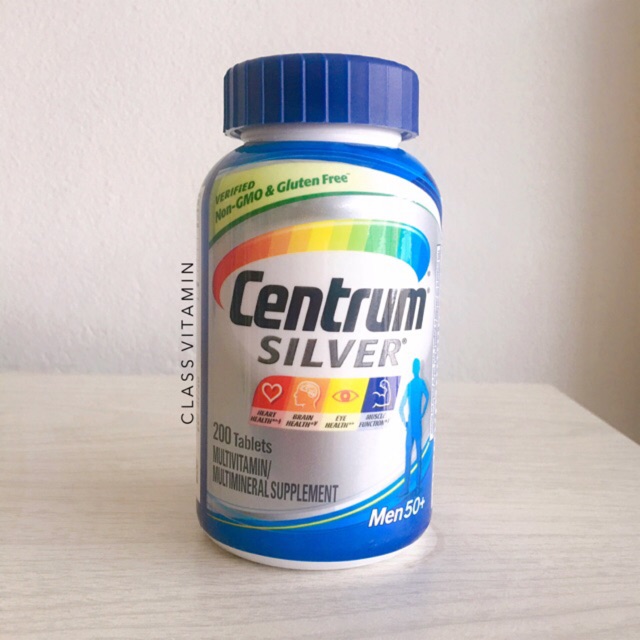 Centrum Silver®Ultra Men's Multi-Vitamin 200 Tablets วิตามินรวม ผู้ชาย ...
