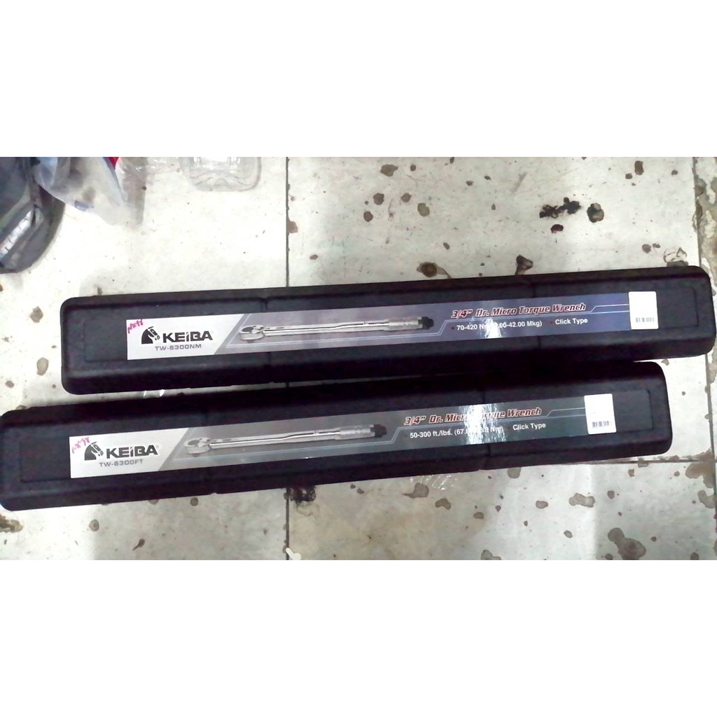 KEIBA ด้ามปอนด์ออโตเมตริก ขนาด3/4" KEIBA #TW-6300NM 70-420 Nm.(7.0-420 Mkg)และ #TW-6300FT 50-300 ...