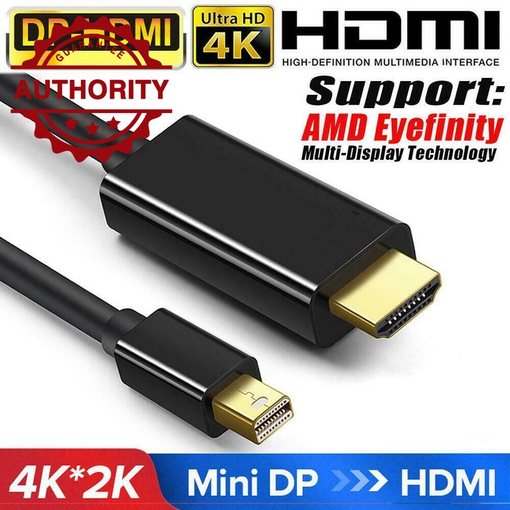 พอร์ตแสดงผล Mini DP Thunderbolt 2 to HDMI สายเคเบิล 1.8 เมตร - อะแดปเต ...