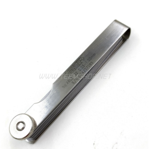 INSIZE รุ่น 4602-32 ฟิลเลอร์เกจ (Feeler Gage) ขนาด 0.03 - 1.00 mm. (32 ...