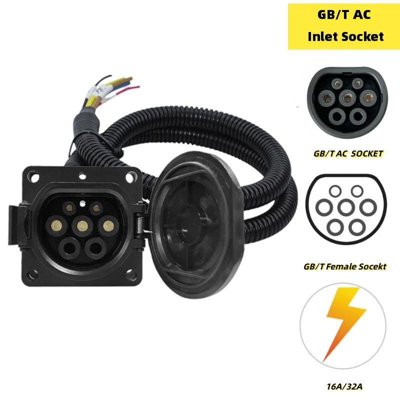 GBT Electric Car Fast Charger GB/T Inlet Socket EV Charging Connector ...