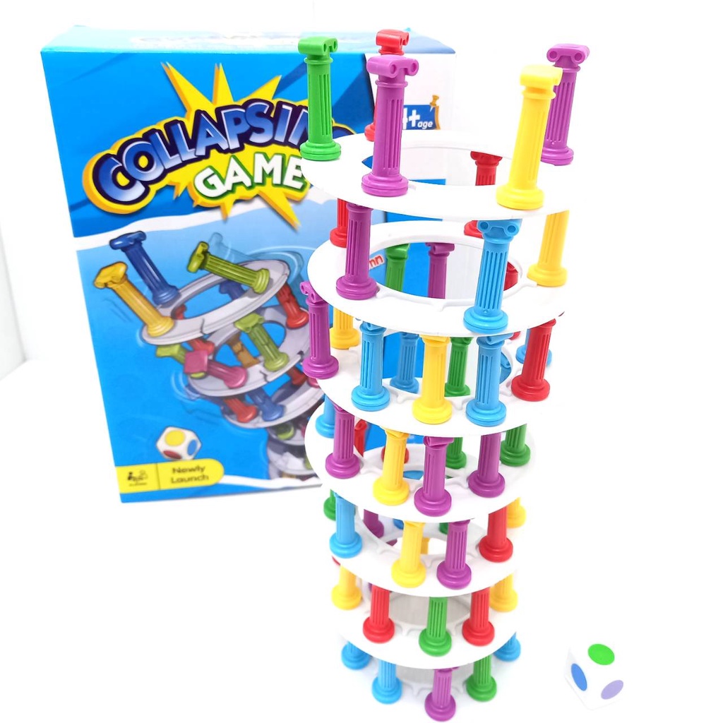 บอร์ดเกม หอเอนปิซ่าถล่มTower Collapse Game พร้อมส่งจากไทย | Shopee Thailand