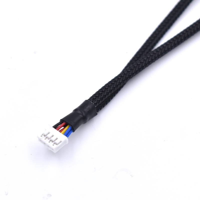 Mini 4-Pin GPU to Dual 4-Pin PWM Fan Splitter Adapter Cable พร้อมปลอกสี ...