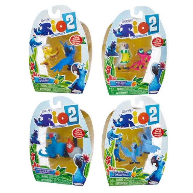 Jakks Pacific : Minifigure RIO 2 ครบชุด 4 กล่อง น่ารักๆ ของใหม่ มือ 1 ...