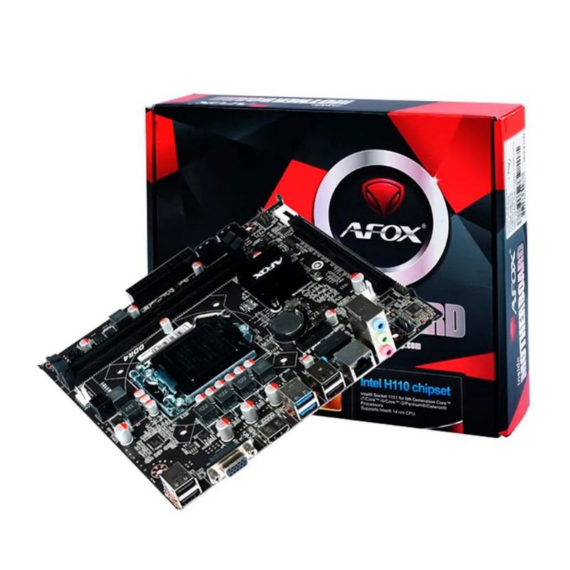 [1151]MAIN BOARD (เมนบอร์ด) AFOX IH110-MA4-V2 ของใหม่ รับประกัน 1 ปี ...