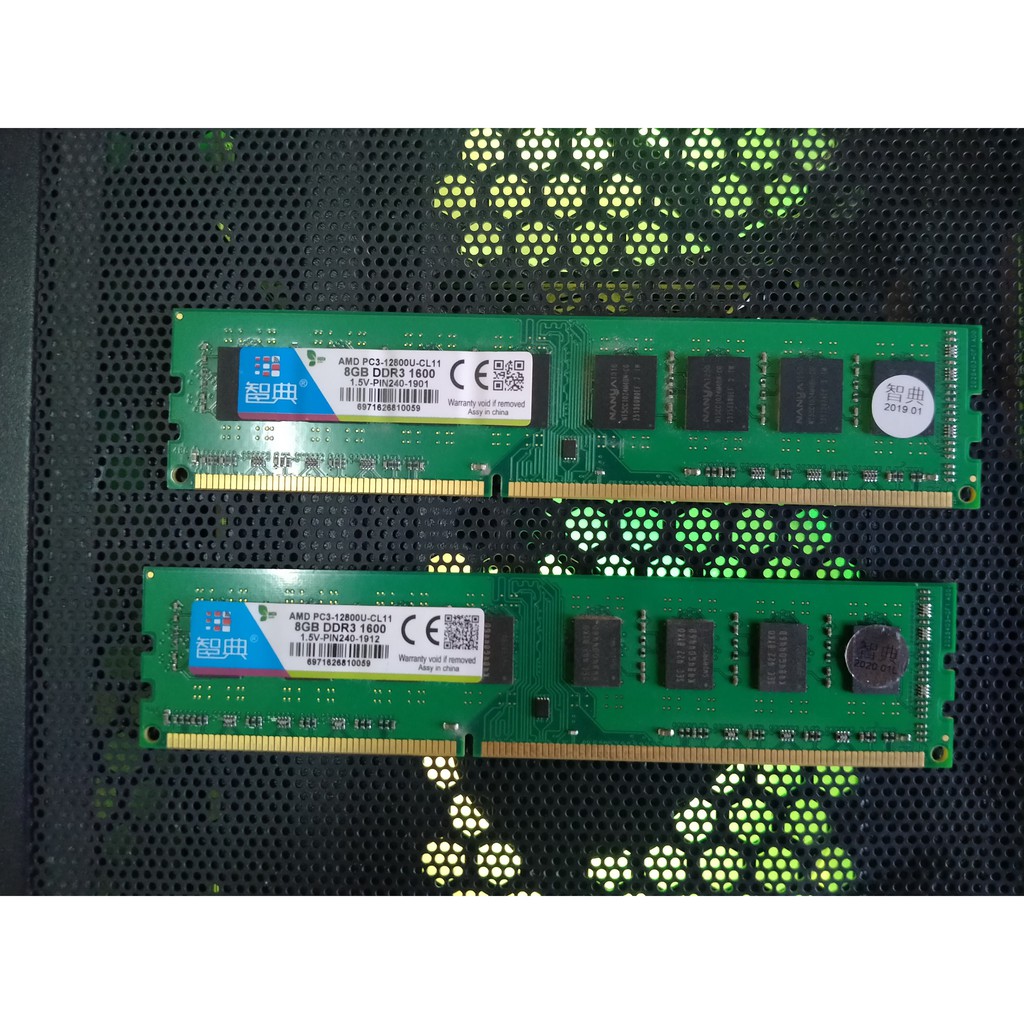 Ram DDR3 8gb bus 1600 สำหรับ AMD (PC) ตัวละ 600 ซื้อ 2 ตัวลด 100 บาท ...
