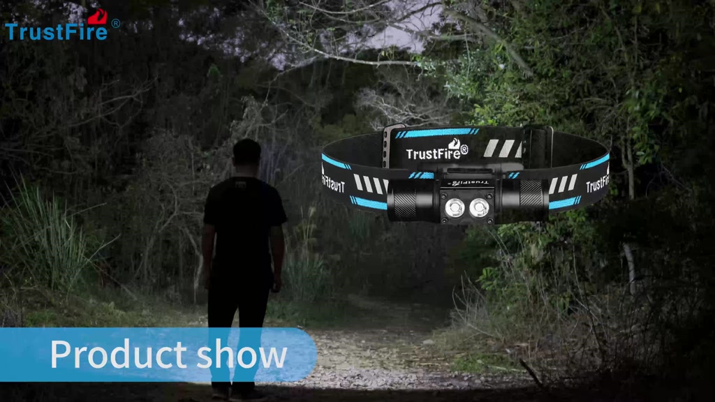 ไฟฉายหัวTrustFire H5R 600lm ไฟหน้า150 °ไฟฉายคาดหัว Outdoor ไฟฉายชาร์จไฟ ...
