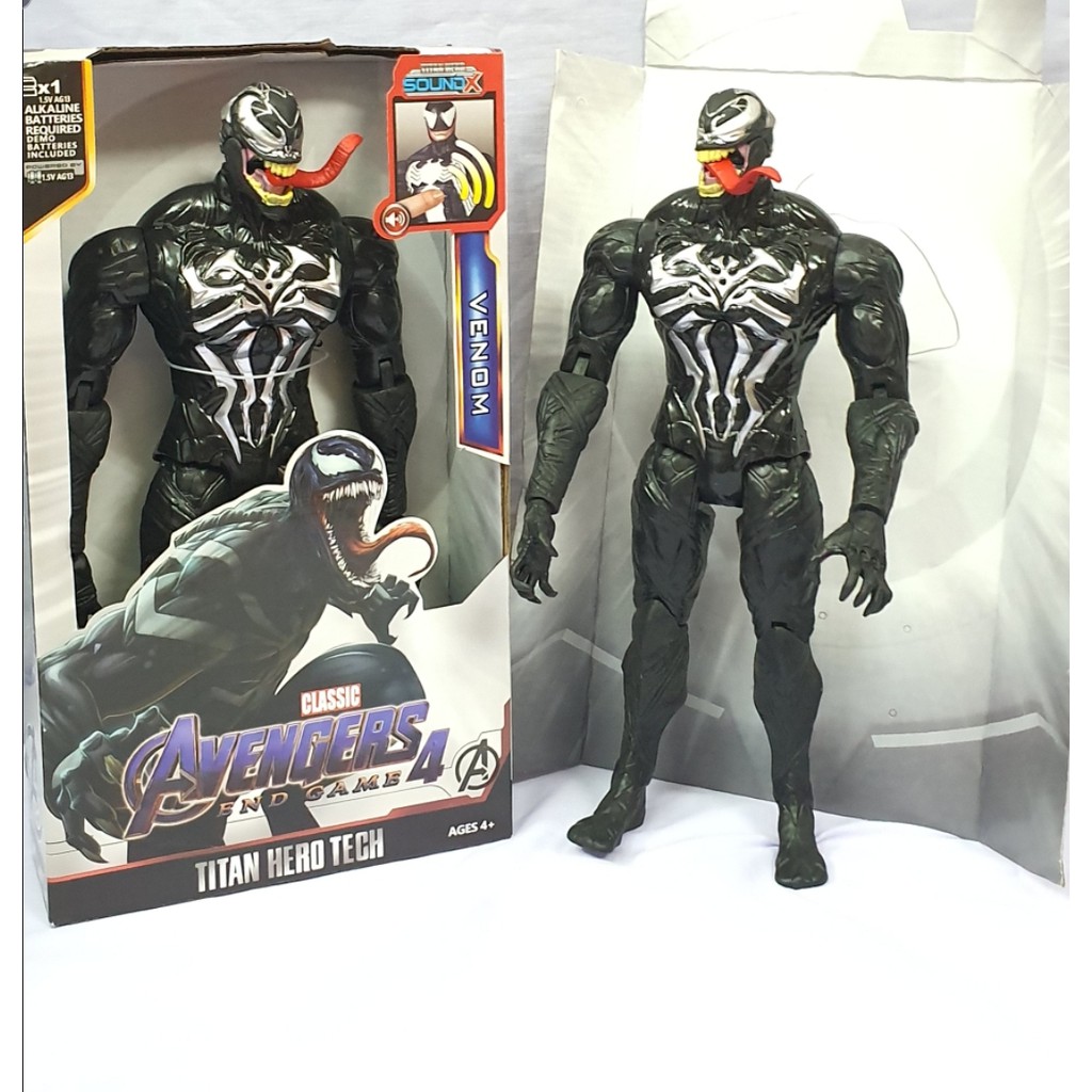 firstbuy_โมเดล หุ่น Venom Classic Avengers End Game 4 กดที่หน้าอกมี ...
