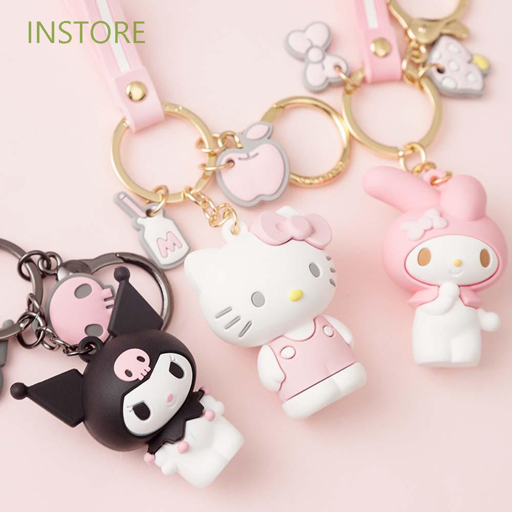 พวงกุญแจจี้การ์ตูน Kuromi Frog My Melody Cinnamoroll Pvc สําหรับตกแต่ง ...