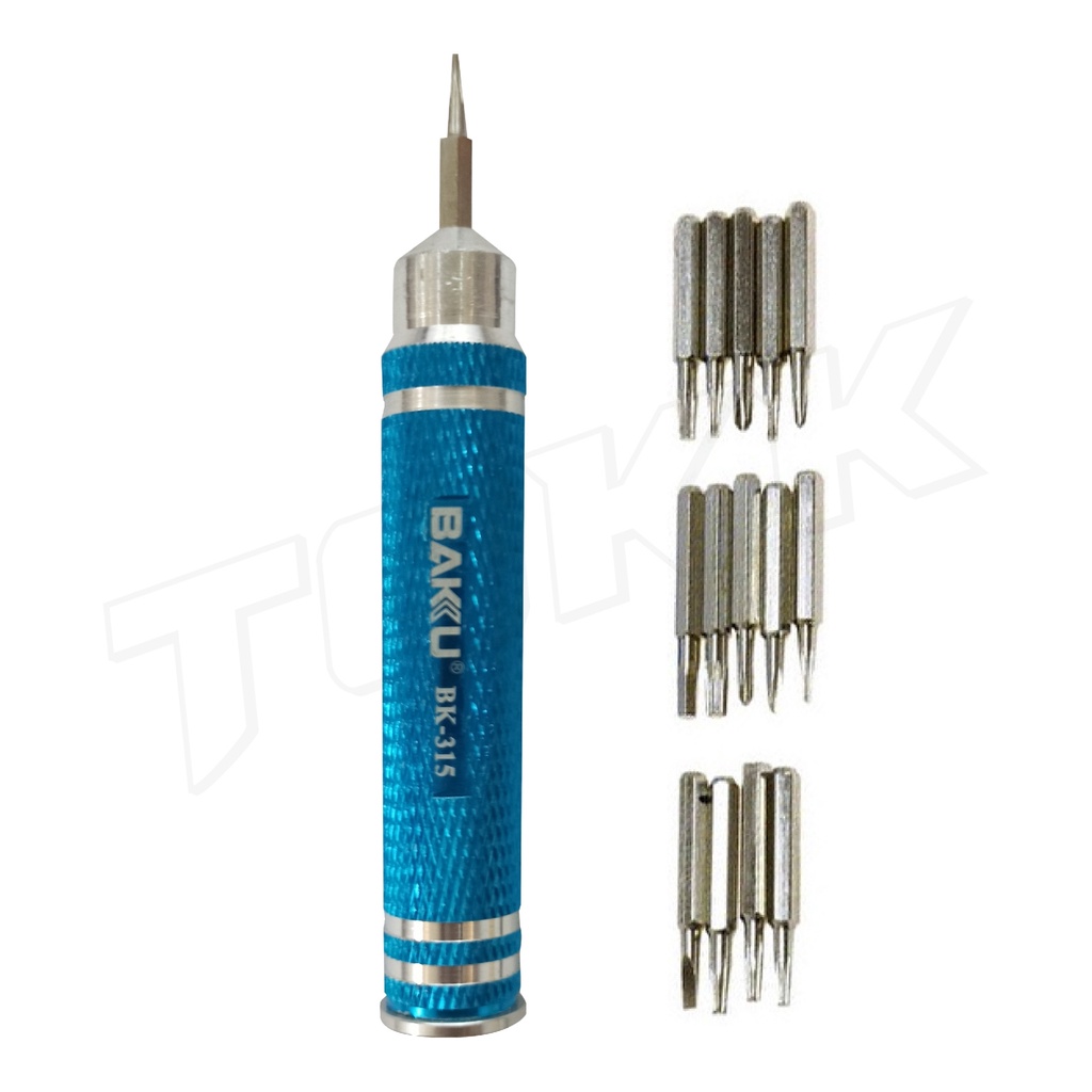 BAKU BK-327/BK-315 ชุดไขควงซ่อมโทรศัพท์ เครื่องมือช่าง 6 in1 ไขควง ไขควงอเนกประสงค์ jr-gadget ...