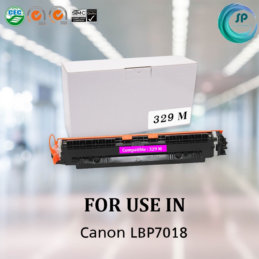 ตลับหมึกเลเซอร์เทียบเท่า CANON Cartridge 329 M สำหรับเครื่องพิมพ์ Canon ...