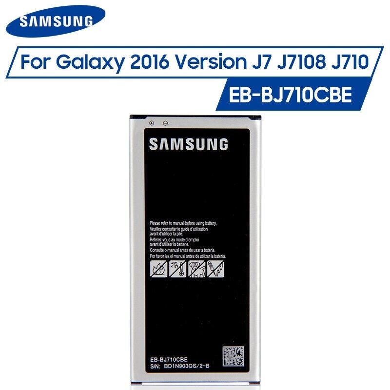 แบตเตอรี่Samsung Original EB-BJ710CBCสำหรับSamsung GALAXY 2016รุ่นJ7 SM ...