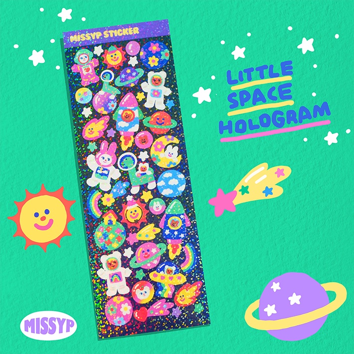 STICKER HOLOGRAM LITTLE SPACE | Shopee Thailand
