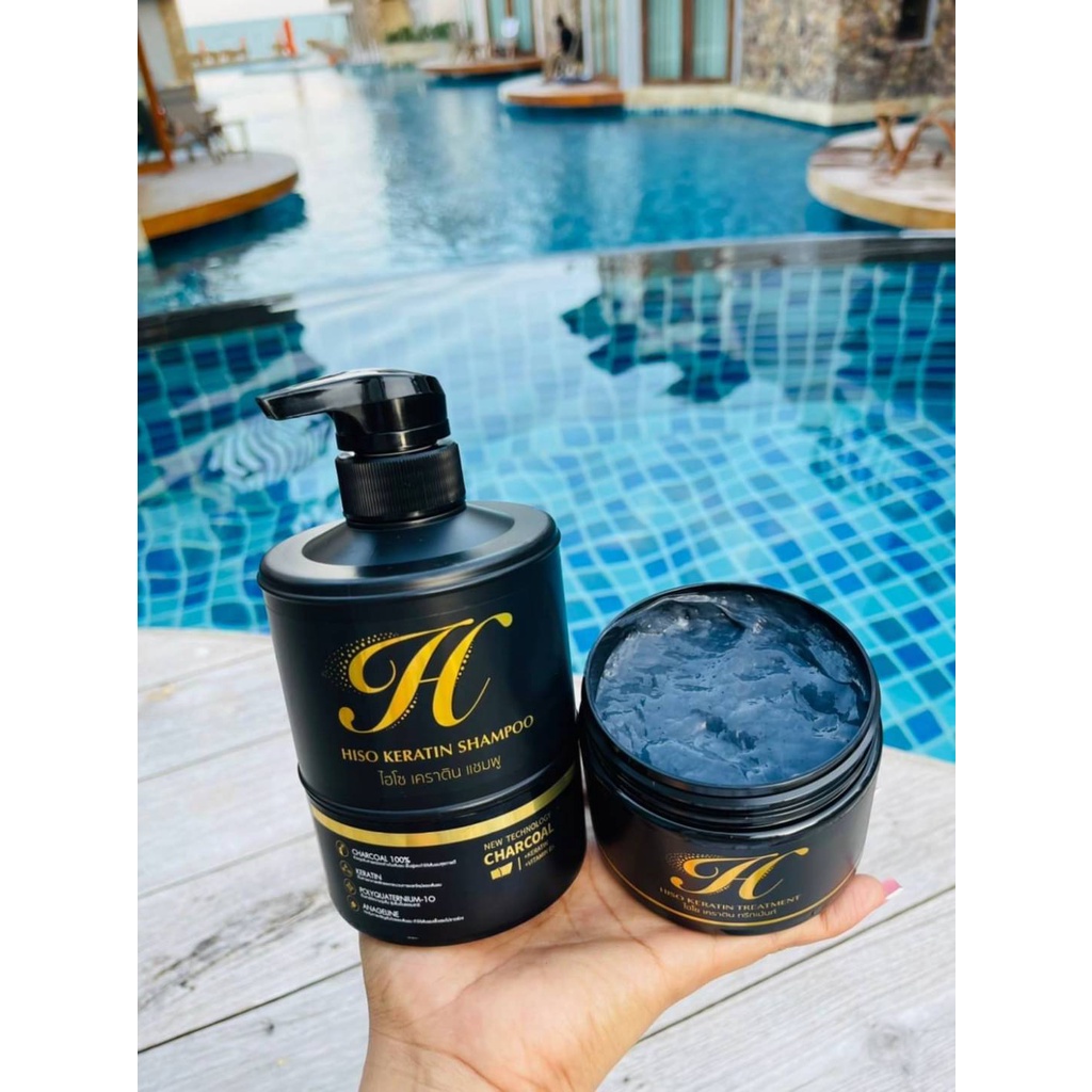 Hiso Keratin ไฮโซเคราติน แชมพู + ทรีทเม้น ( 1 เซท 2 ชิ้น ) | Shopee Thailand