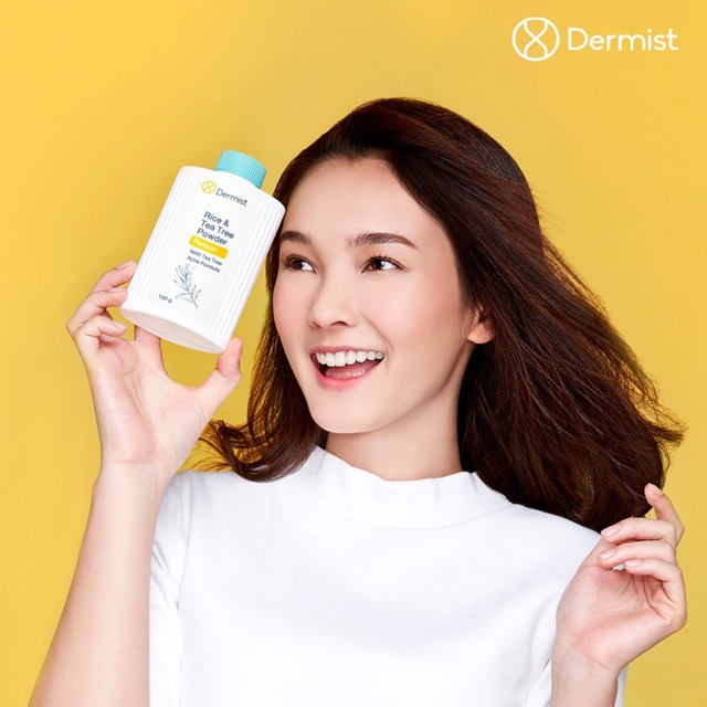 Out Of Stock แท้ 100% แป้ง Dermist (เดอร์มิสท์) 100g. | Shopee Thailand