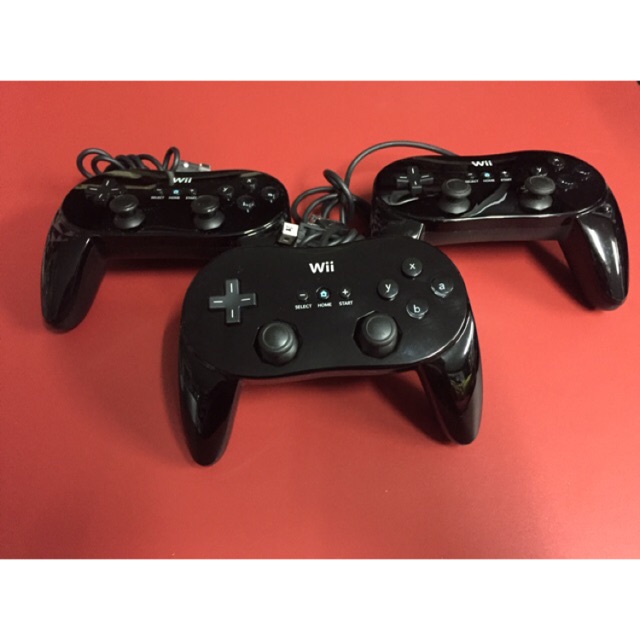 Wii Classic Controller Pro สีดำ | Shopee Thailand
