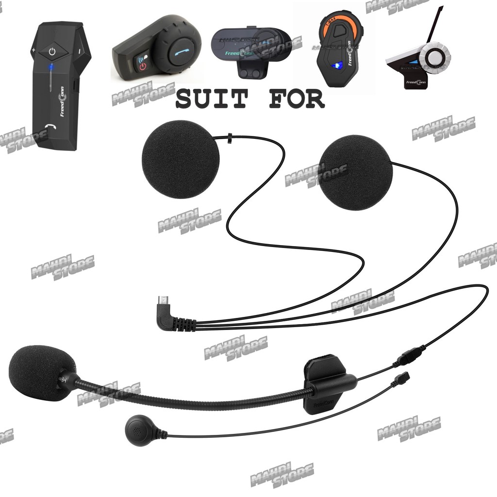 ลําโพง Soft Mic Hard Mic Full Face Service Kit Intercom Freedconn TCOM ...