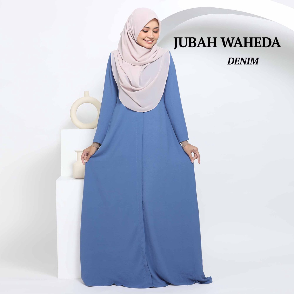 เสื้อคลุมมุสลิม ห้ามถู (WAHEDA DENIM Robes) | Shopee Thailand