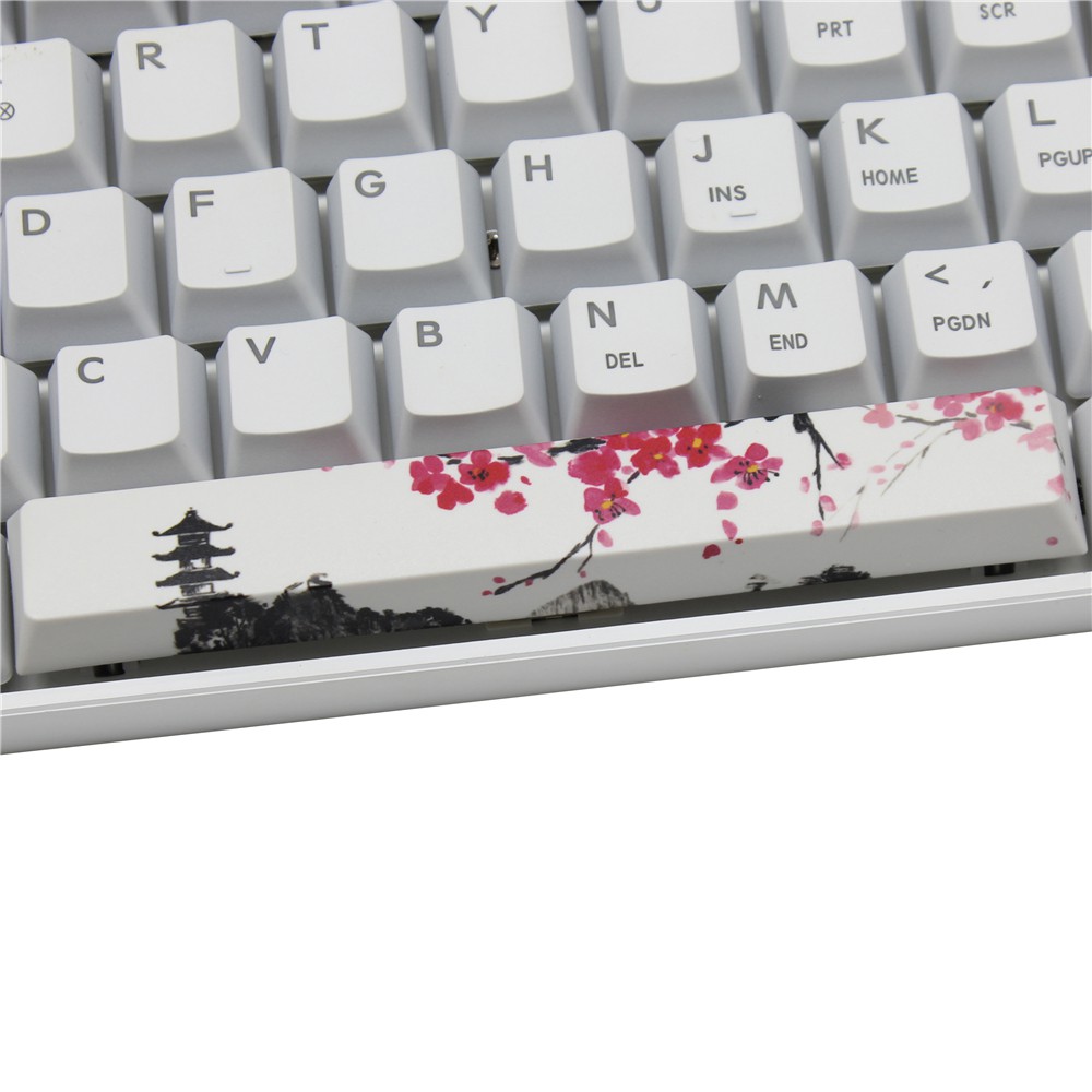 GPlanet Spacebar Keycap Cherry Profile 6.25U PBT 5-Sided Dye ...