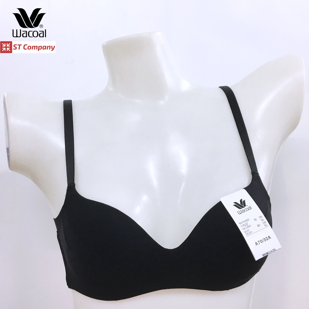 Wacoal Basic Bra เสื้อชั้นใน สีดำ (Black) รุ่น WB9M32 บราไร้โครง ไม่มี ...