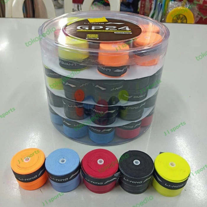 Original GRIP ไม้แบดมินตัน GP24 GP24 LINING LI NING PVC NEW TYPE - สี ...