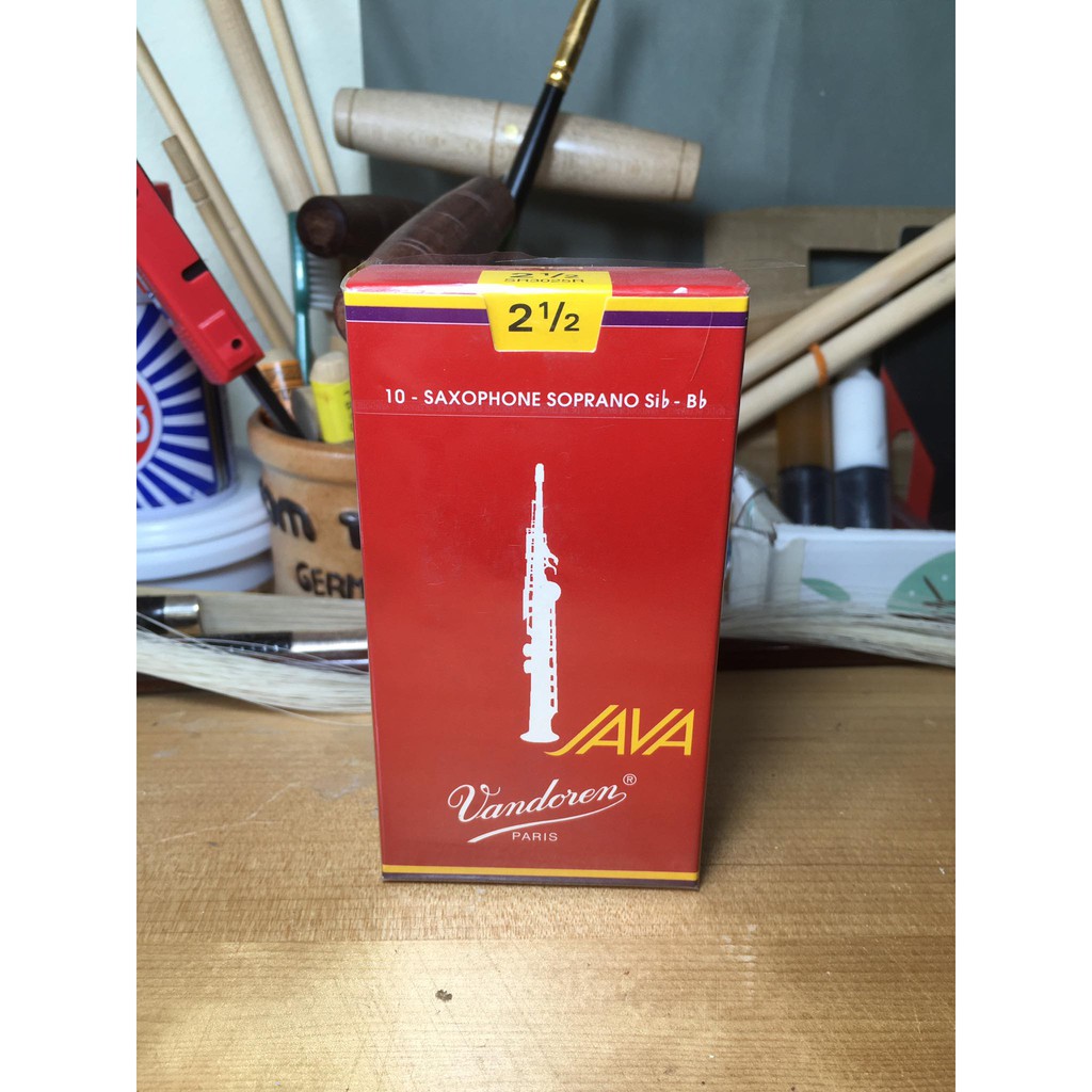 ลิ้นโซปราโนแซกโซโฟนยี่ห้อ Vandoren รุ่น Java Red | Shopee Thailand