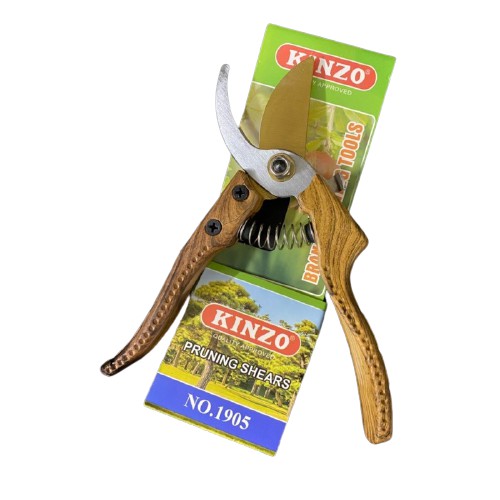 กรรไกรตัดแต่งกิ่งไม้ ด้ามไม้ รุ่น NO.1905 KINZO กรรไกร กรรไกรตัดกิ่ง กรรไกรตัดกิ่งไม้ กรรไกรตัด ...
