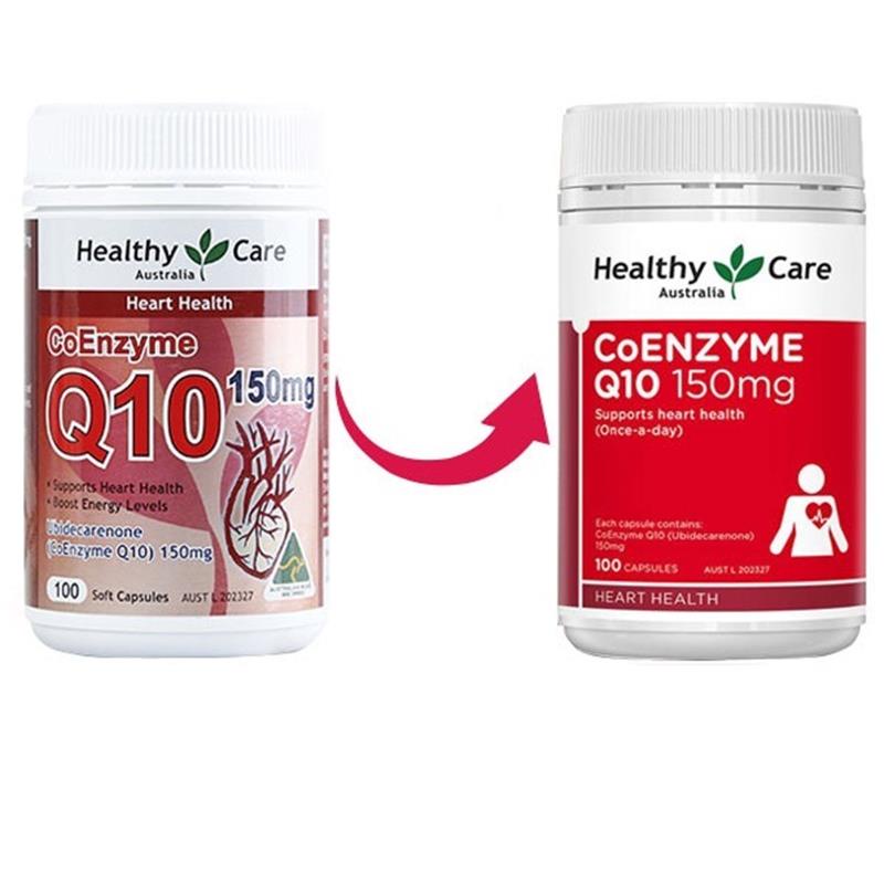Healthy Care CoEnzyme Q10 150mg 100cap ดูแลสุขภาพ โคเอนไซม์คิวเทน อาหาร ...