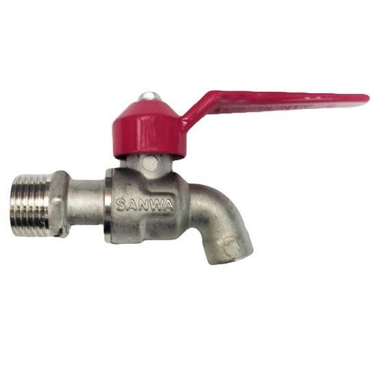Water faucet SANWA 1/2" PK FANCY BALL TAP Water valve Water supply system ก๊อกน้ำสนาม ก๊อกบอล ...