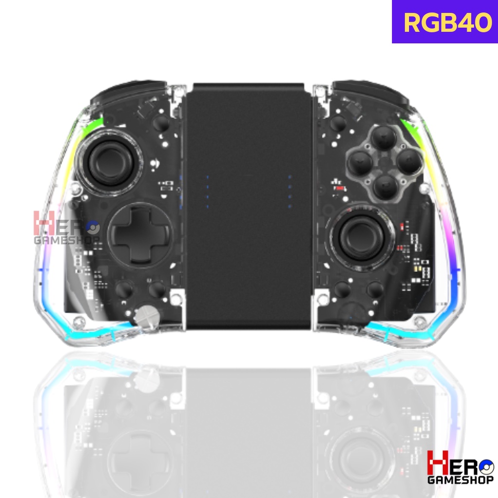 Joy Con Nintendo Switch JoyPad Controller มีไฟ RGB Plus Joy Con ขนาด ...