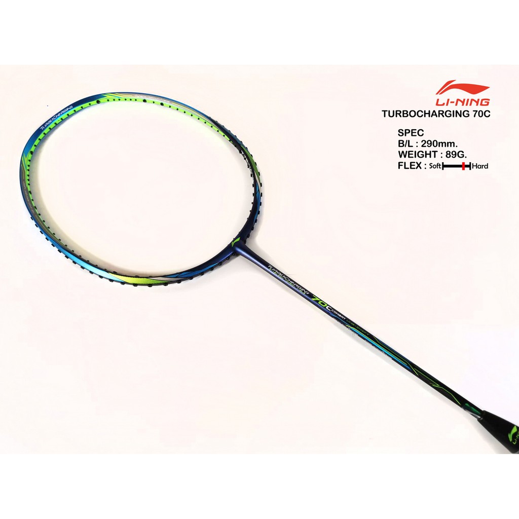 LI-NING ไม้แบดมินตัน รุ่น Turbocharging 70C (AYPM418-4) พร้อมซองใส่ ...