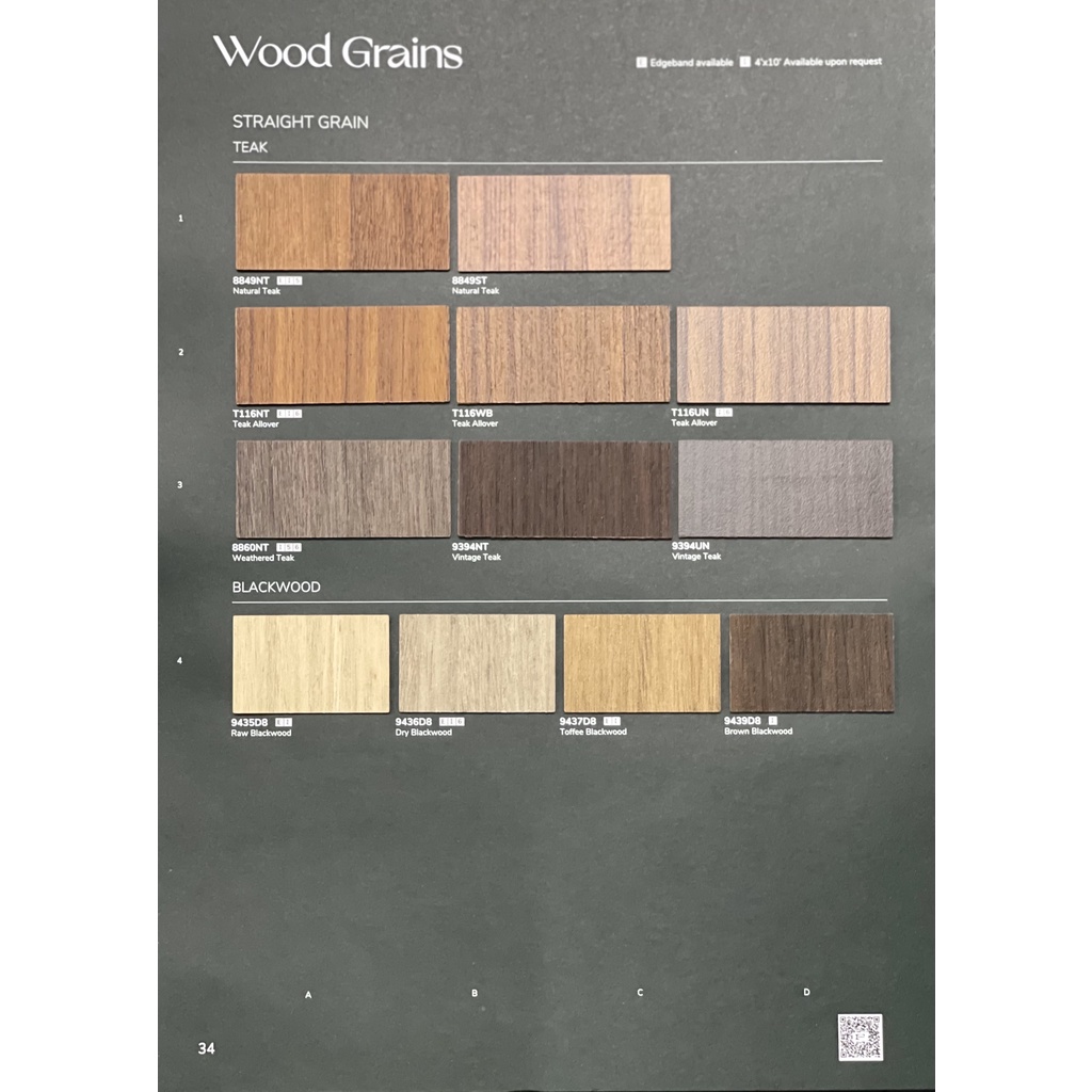 แผ่นลามิเนต Formica ลายไม้ Straight Grain - Teak/ Blackwood (Page 34 ...