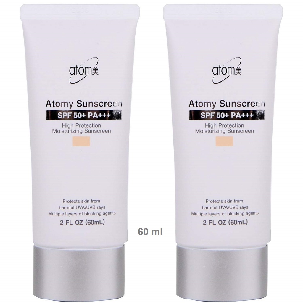 อโทมี ซันสกรีน เอสพีเอฟ ครีมกันแดดแท้จากเกาหลี Atomy Sunscreen SPF50+ PA+++ 60 ml | Shopee Thailand