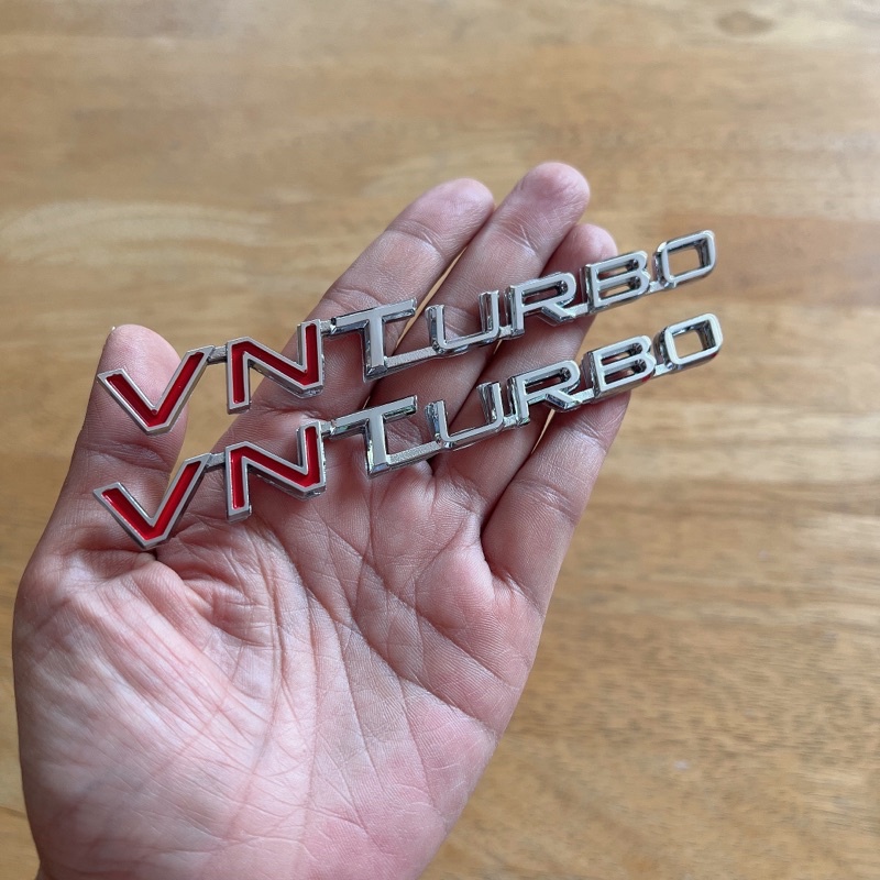 โลโก้ VN TURBO ตัวหนังสือข้างประตู (จำนวน 2 ชิ้น) | Shopee Thailand