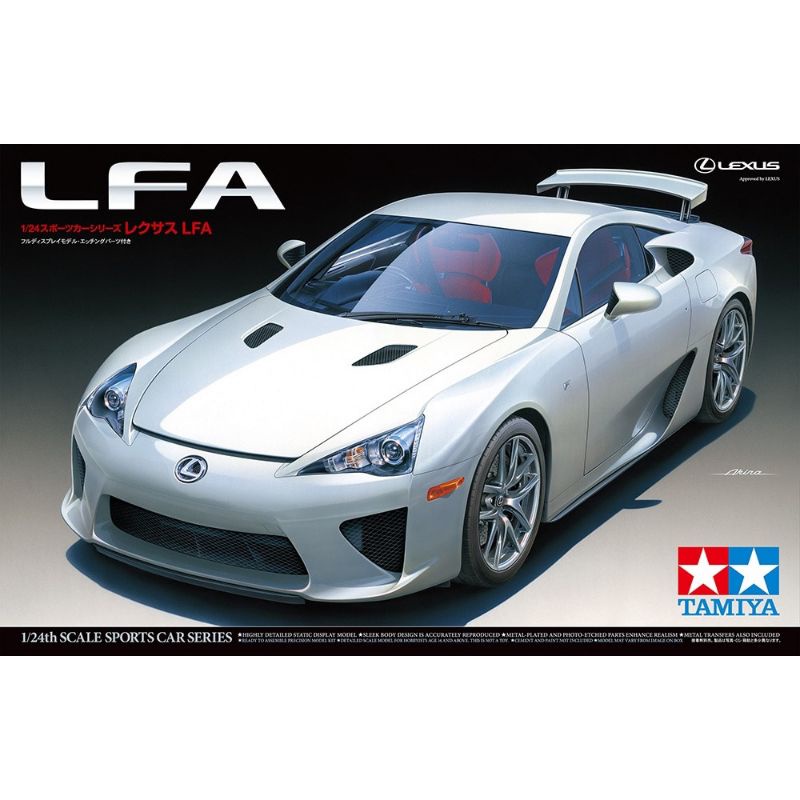 🏆 TAMIYA 24319 ชุดประกอบจำลองมาตราส่วน 1:24 LEXUS LFA โมเดลประกอบ ต้อง ...